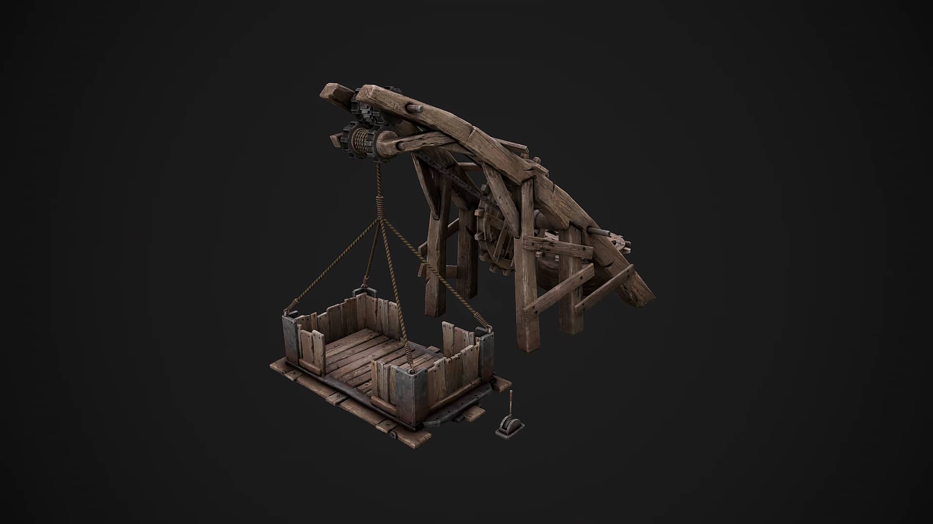 Medieval Lift Elevator 3D Model on Vimeo