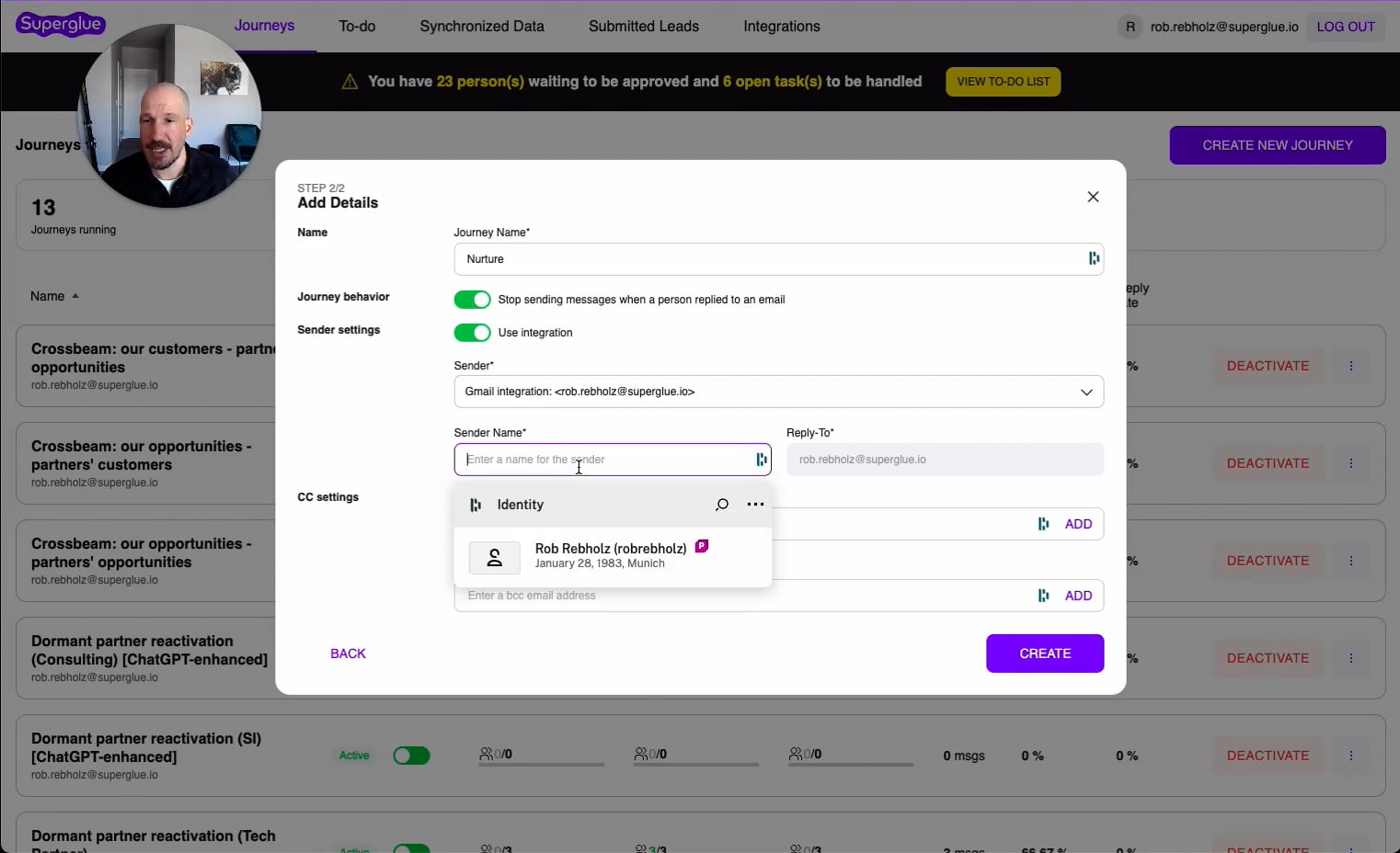 Superglue demo on Vimeo