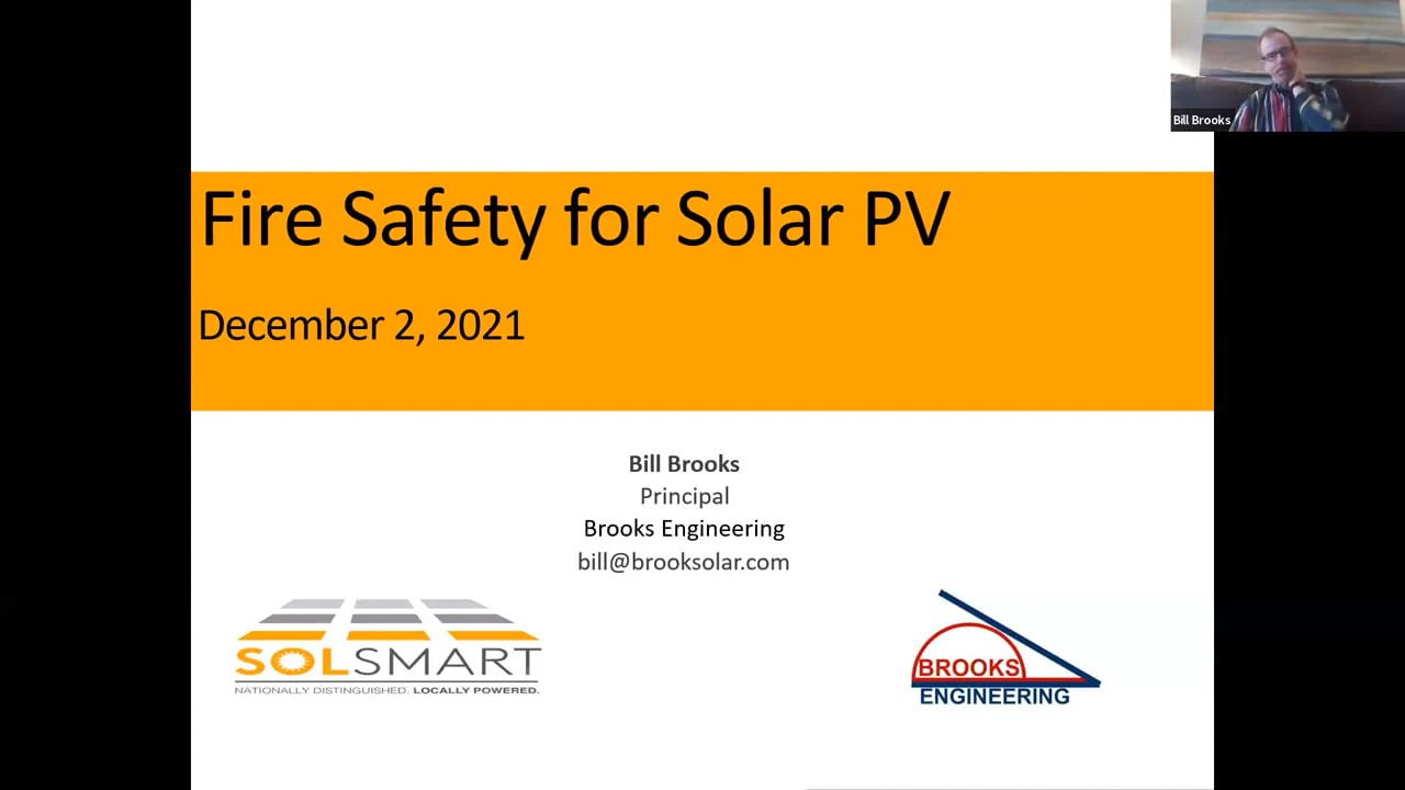 Solar PV Fire Safety Training - Illinois 2021 Cohort on Vimeo