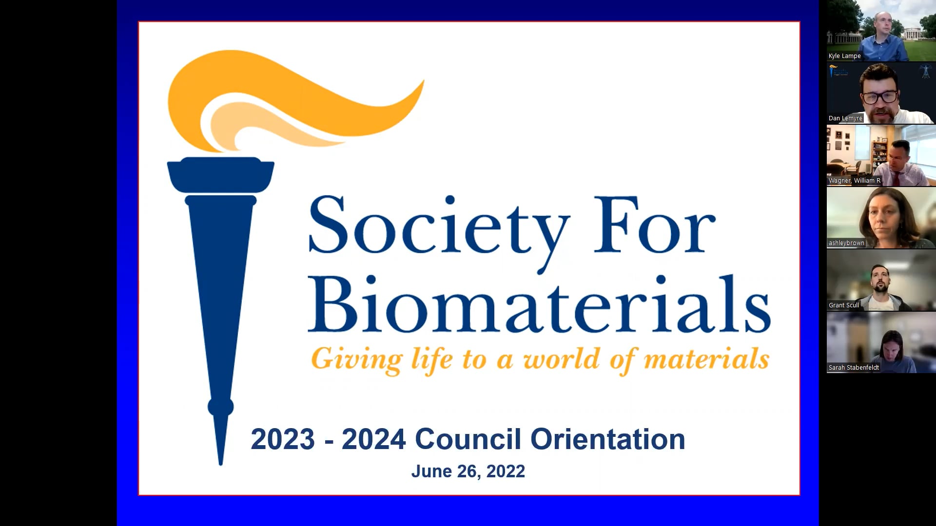 SFB 2023-2024 Council Orientation on Vimeo