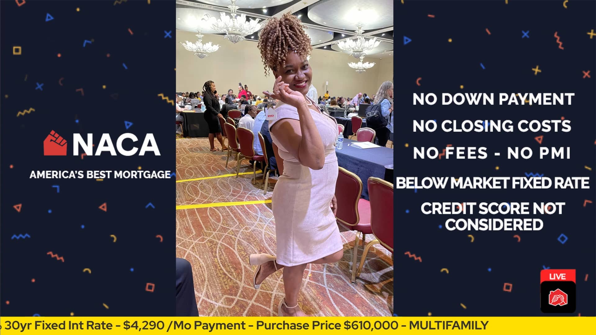 LIVE NACA Closing Jacinta Richard NJ Achieve The Dream Event June 2023 ...