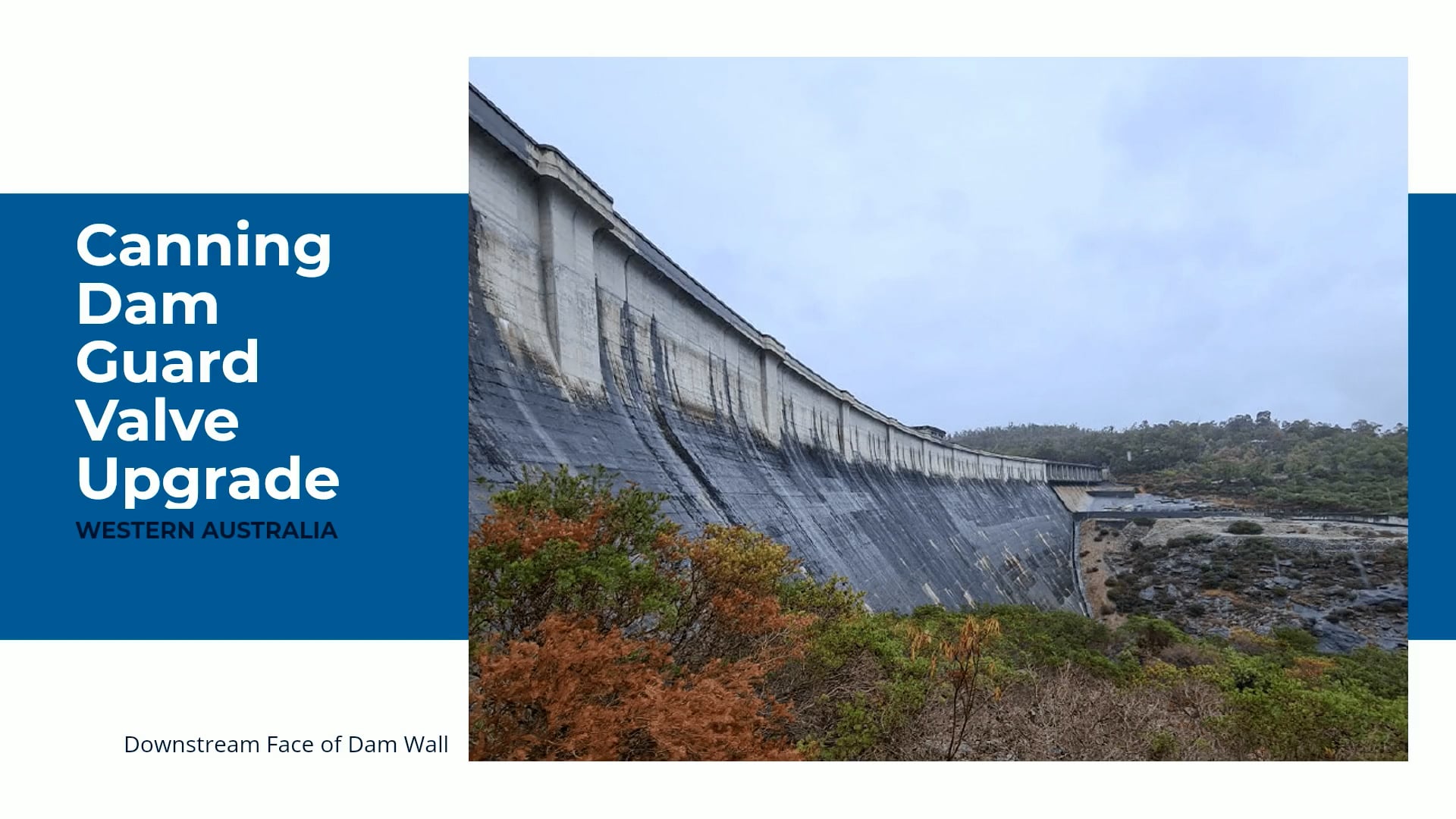 Canning Dam Guard Valve Upgrade - Western Australia on Vimeo