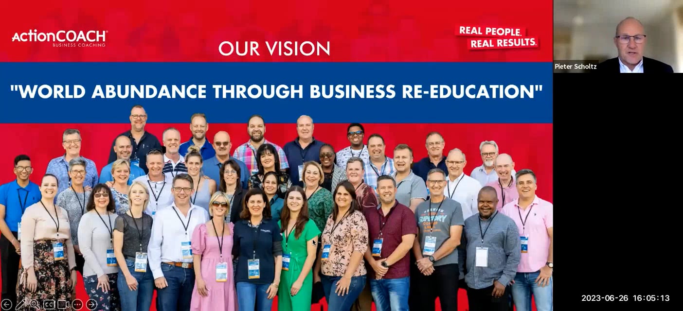 ActionCOACH Franchise Model Review Presentation - 26 Jun 23 on Vimeo