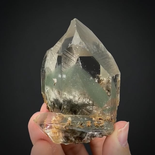 Quartz with Chlorite phantom | Shigar Valley, Shigar Dist., Gilgit ...