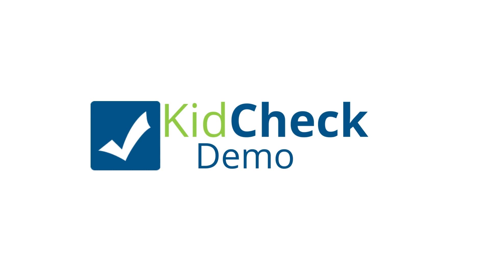 KidCheck Children's Check-In Demo on Vimeo