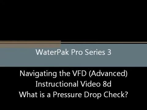 WP3 Instructional Video 8d - What is a Pressure Drop Check on Vimeo