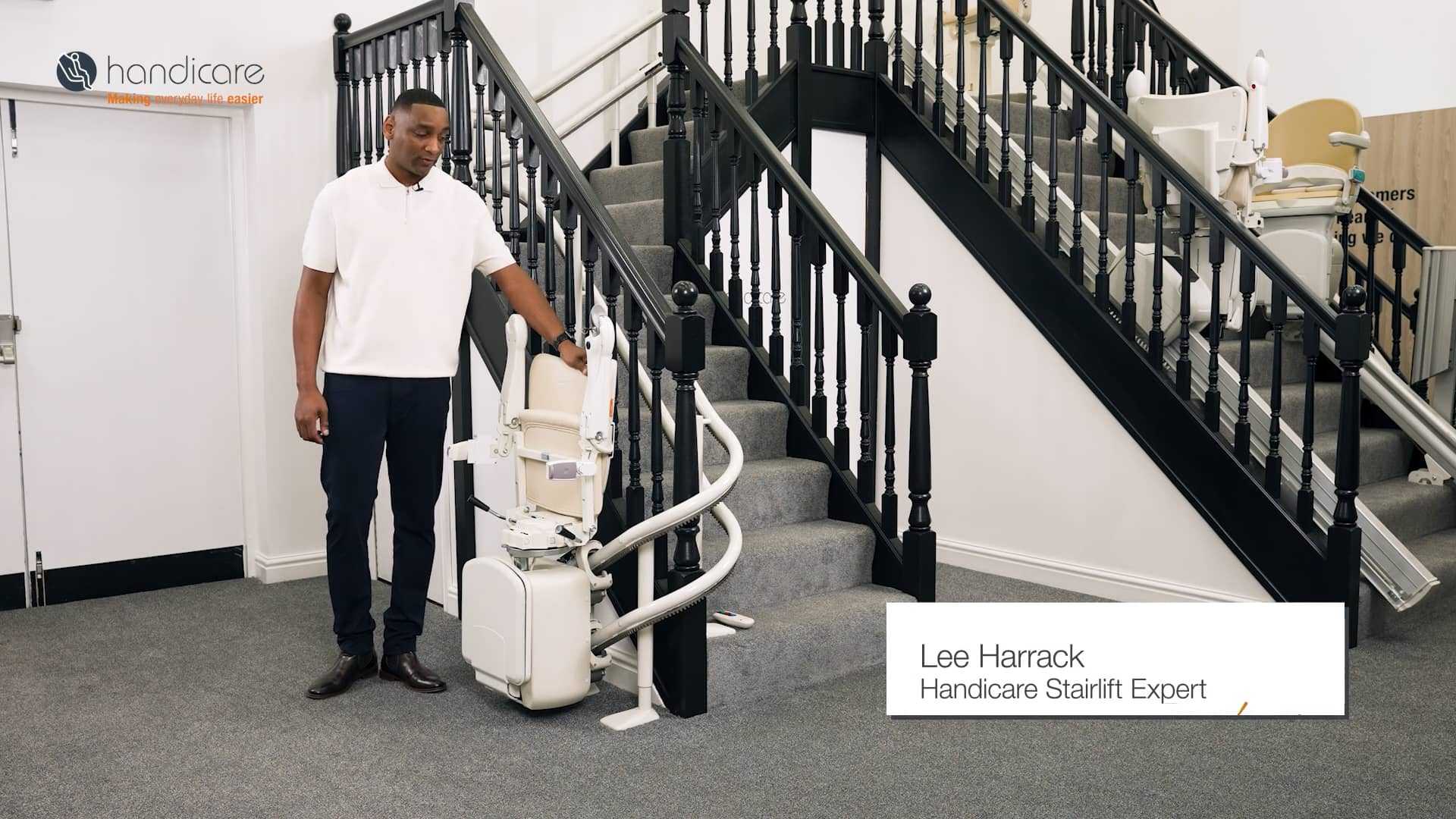 Showroom experience: Handicare 4000 Curved Stairlift on Vimeo