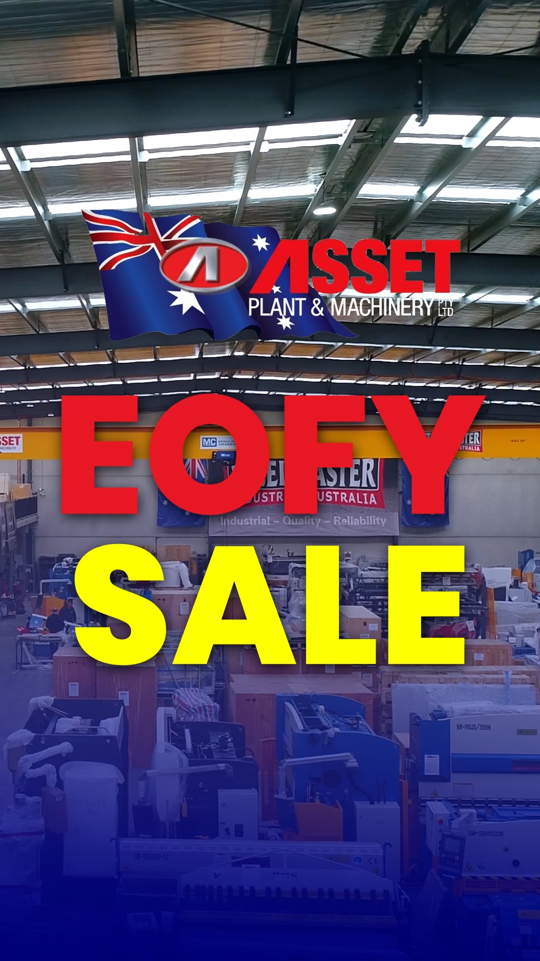 Asset Plant and Machinery EOFY Sale ad (portrait) on Vimeo
