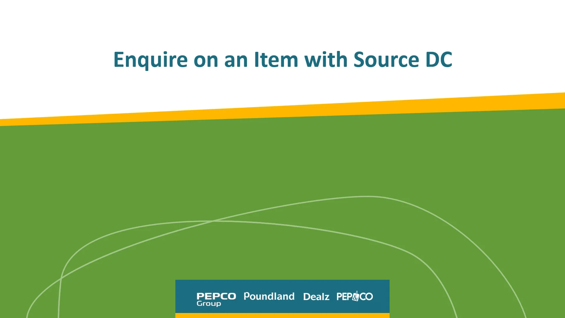 Enquire on an Item with a Source DC R2 v1.0 (1) on Vimeo