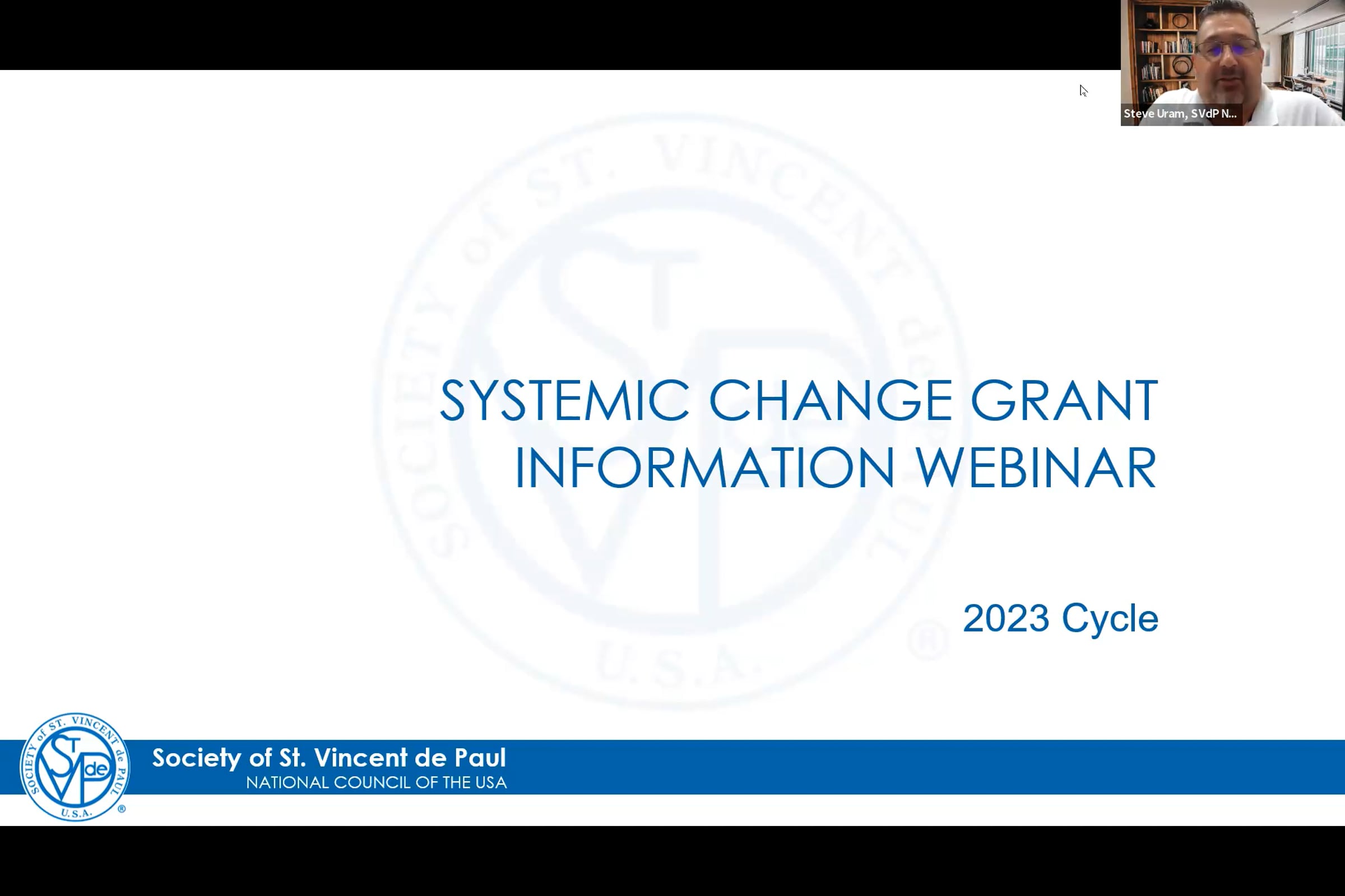 Systemic Change Grant Informational Webinar