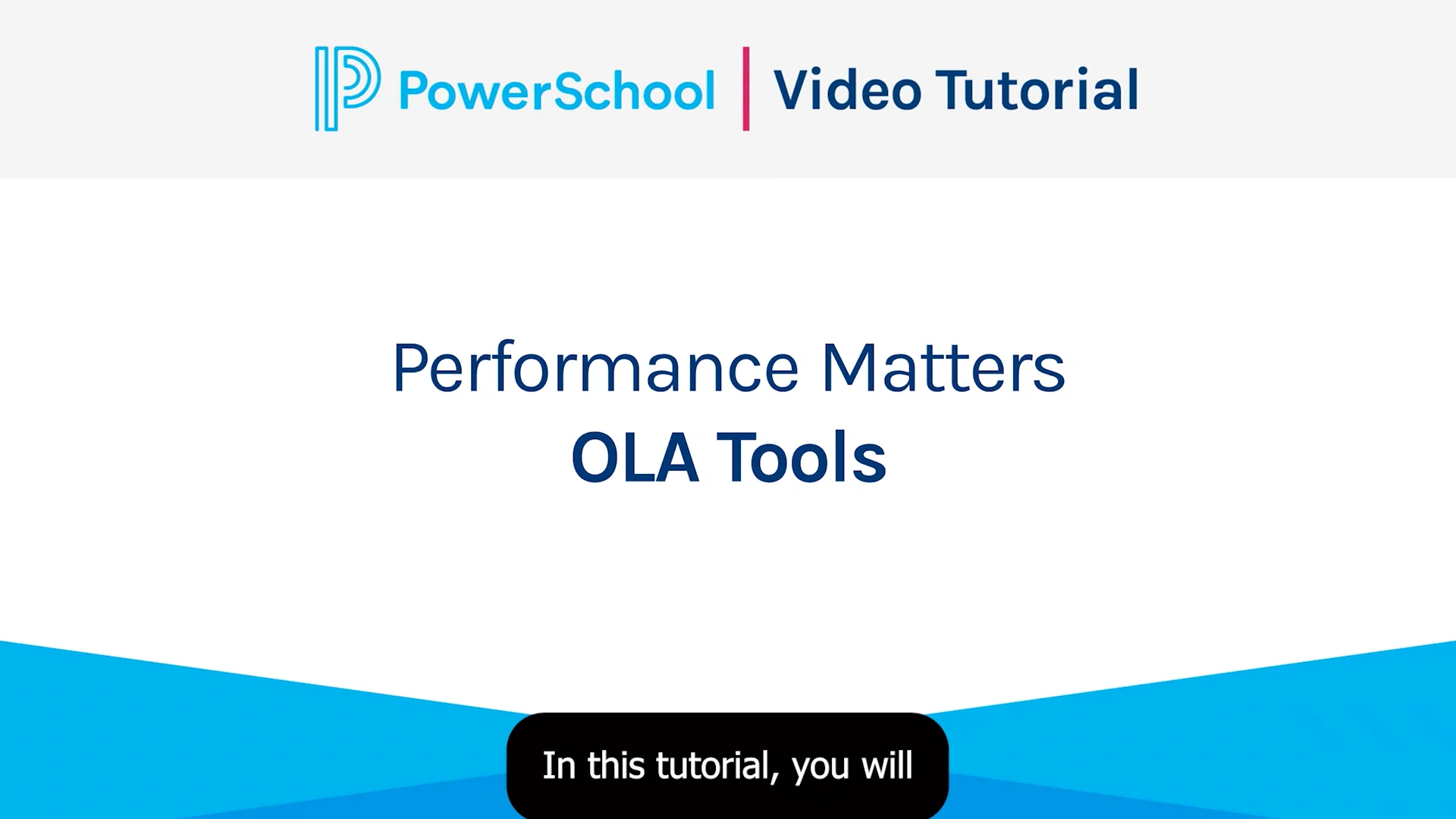 Performance Matters Video Tutorials - OLA Tools on Vimeo