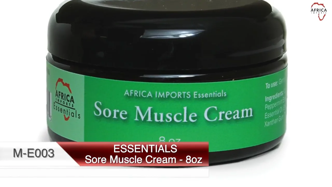 Africa Imports Essentials sore muscle cream on Vimeo