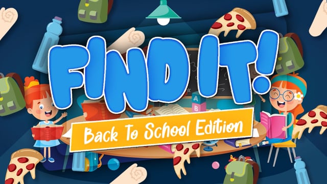 Game: Find It - Back to School Edition Game - Church Visuals