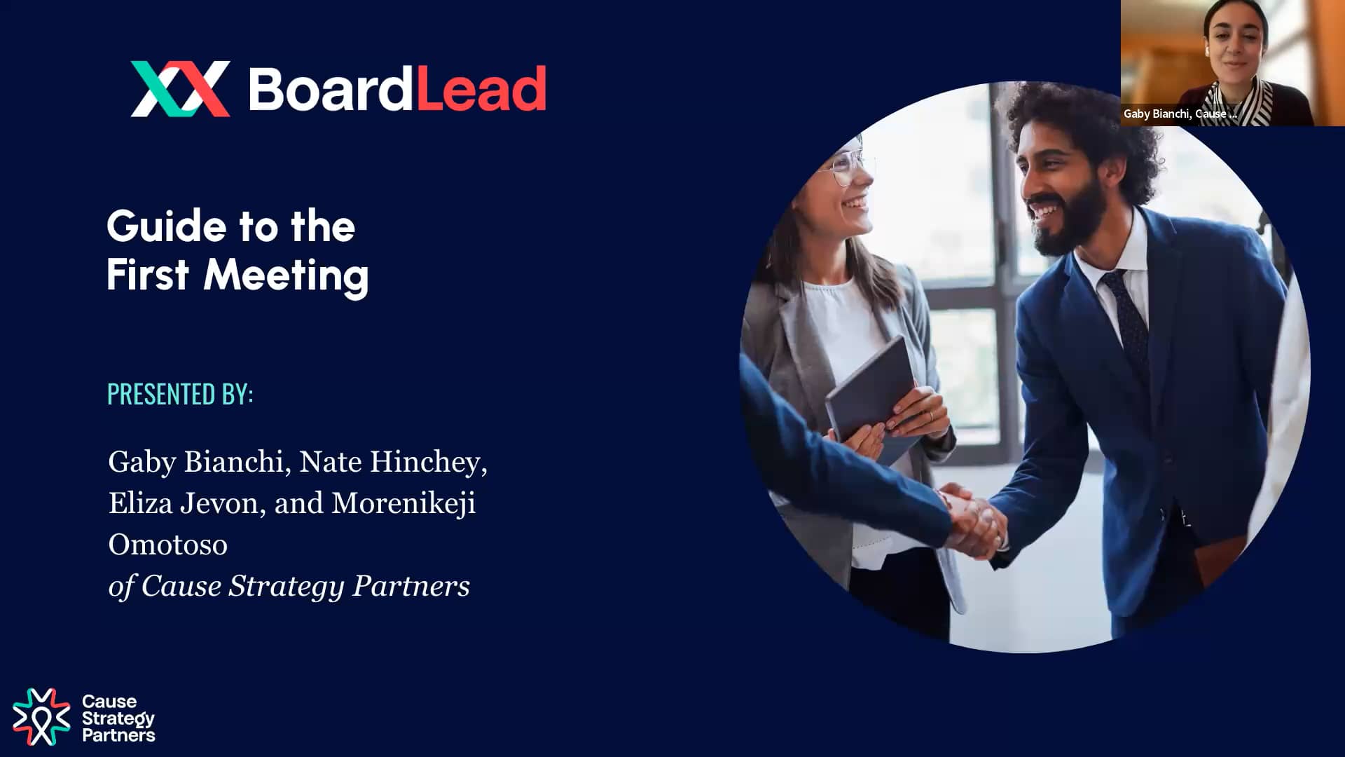 BoardLead Spring 2023 Candidate Guide to the First Meeting Webinar on Vimeo