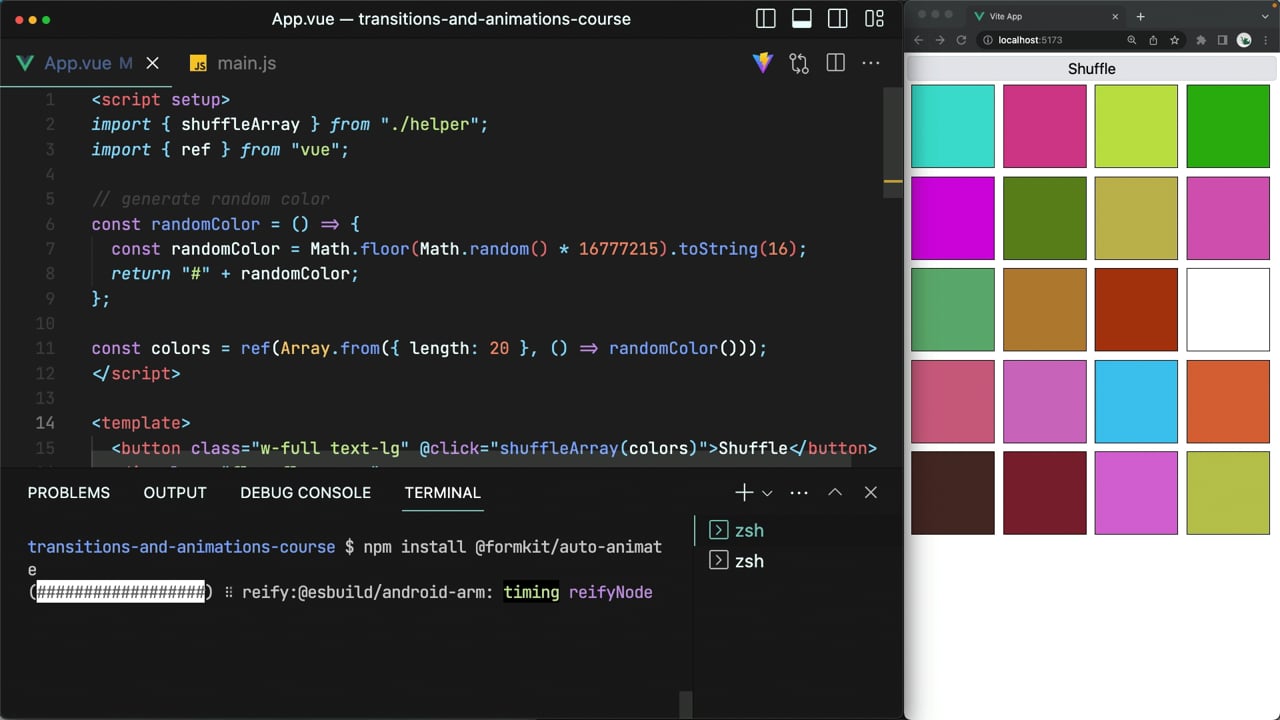 One Line Transitions with the Vue AutoAnimate Plugin - A Vue.js... One Line Transitions with the Vue AutoAnimate Plugin - A Vue.js...