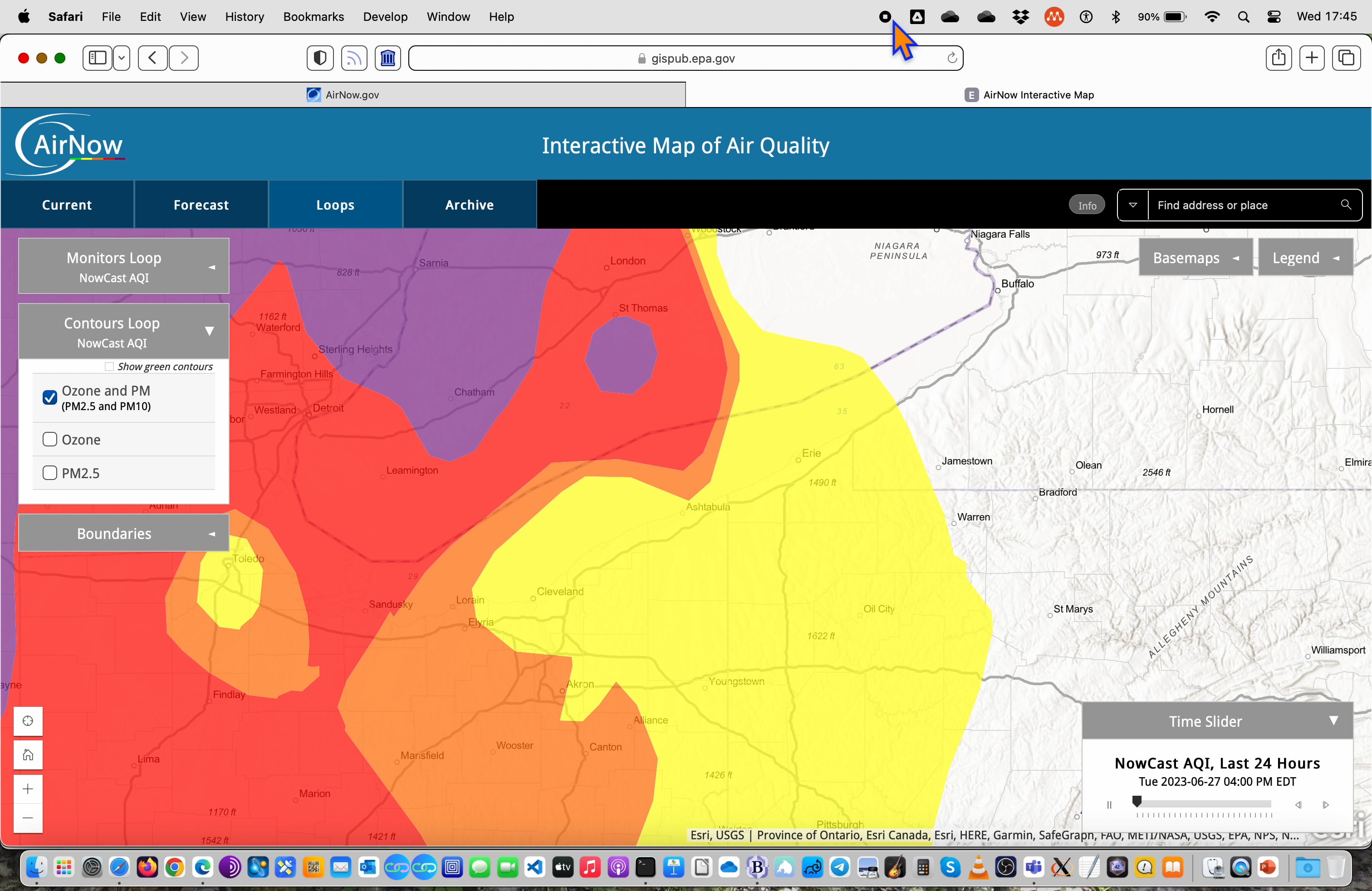 AQI Loop from AirNow.gov on Vimeo