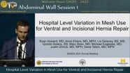 Hospital Level Variation In Mesh Use For Ventral And Incisional Hernia