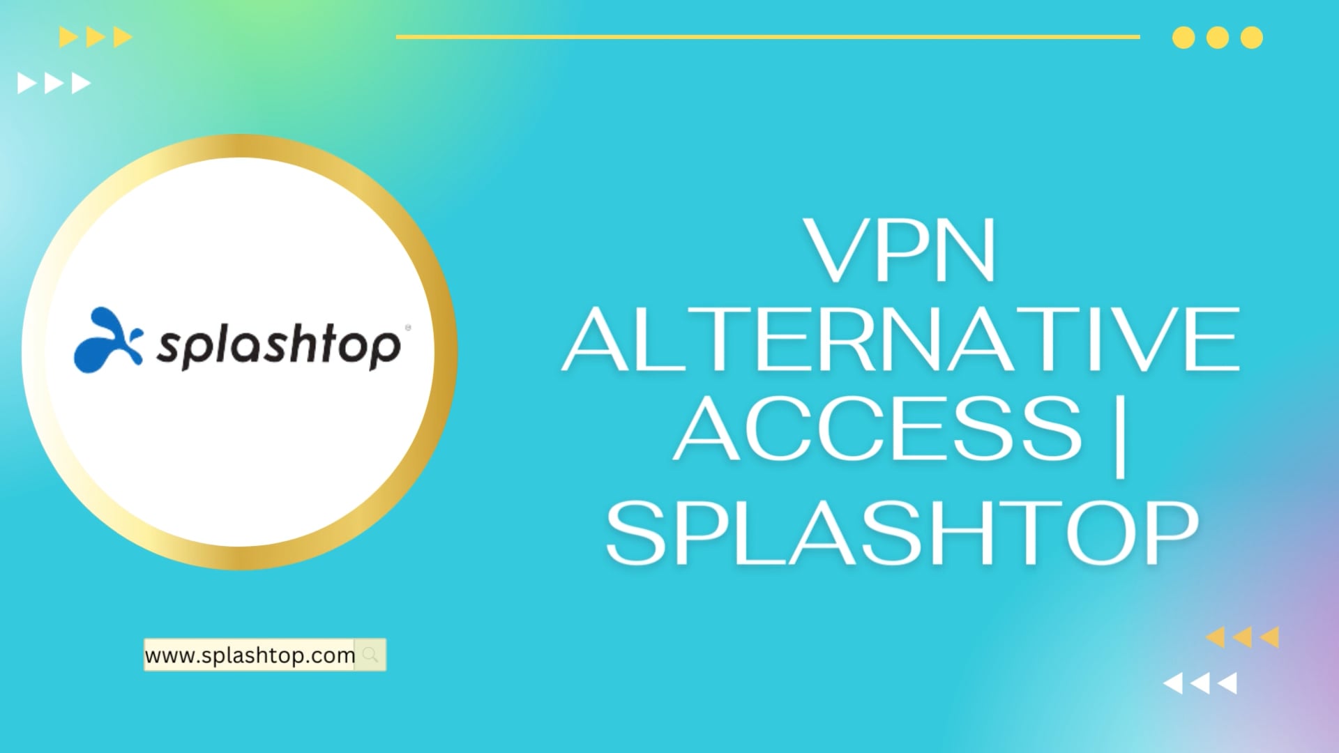 VPN Alternative Access Splashtop on Vimeo