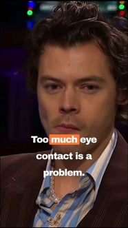 How Much Eye Contact Is Too Much Or Too Little On Vimeo