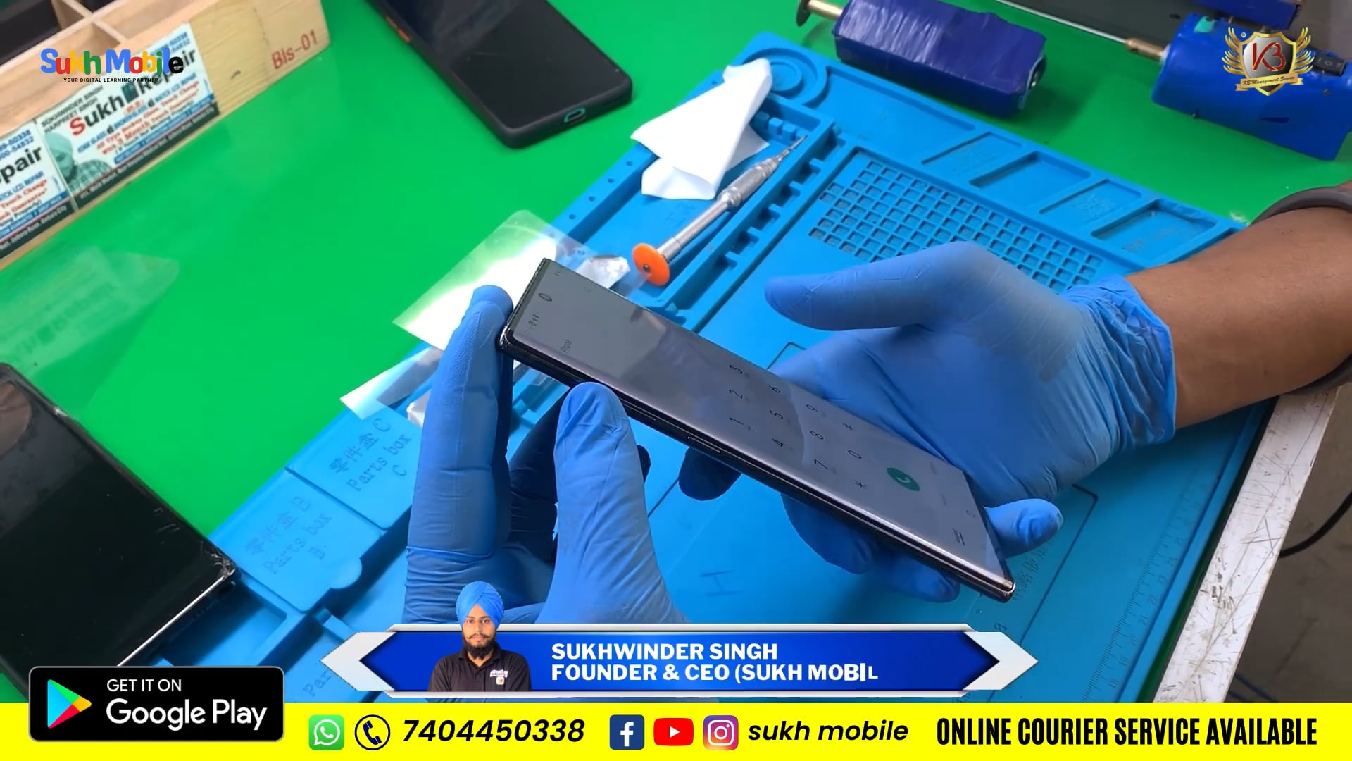 SAMSUNG NOTE 10 PLUS GLASS REPLACEMENT(1080P_HD) on Vimeo