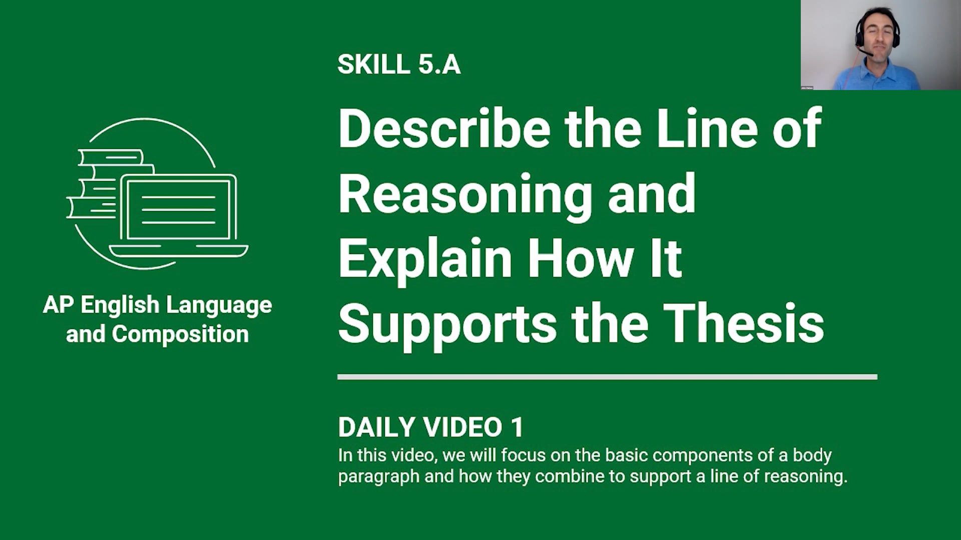 AP English Language and Composition Unit 5_1_1 on Vimeo