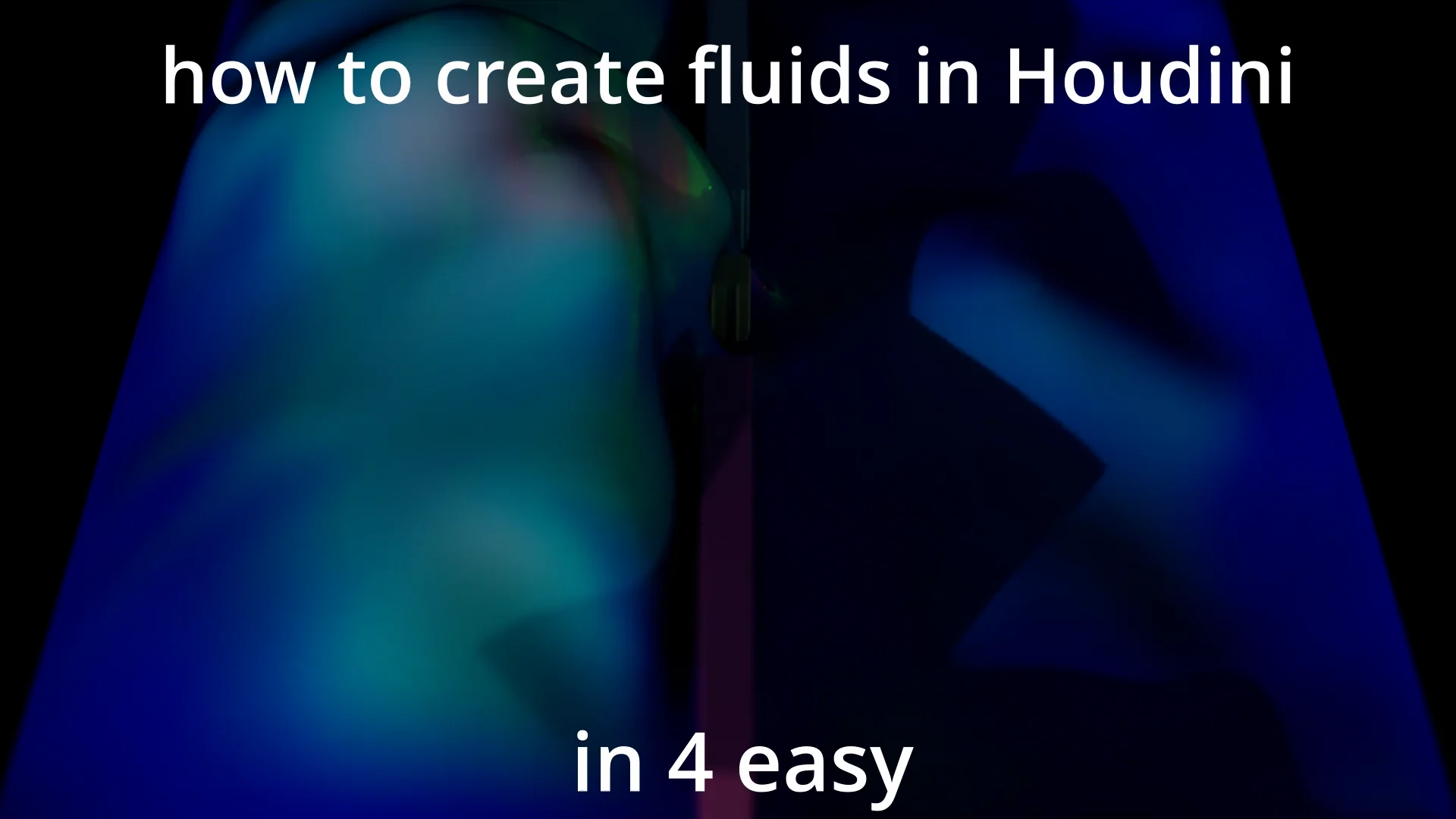 How to create fluids in Houdini in 4 easy? steps! on Vimeo