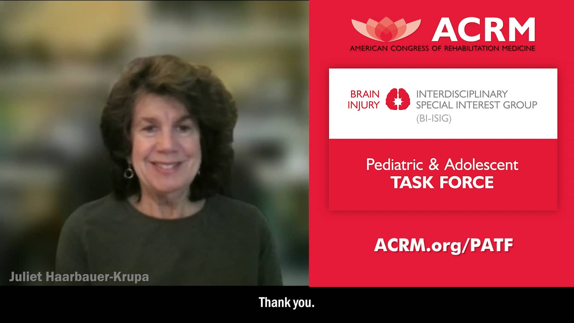 BI-ISIG Pediatric Adolescent Task Force Chair — Julie Haarbauer-Krupa on Vimeo