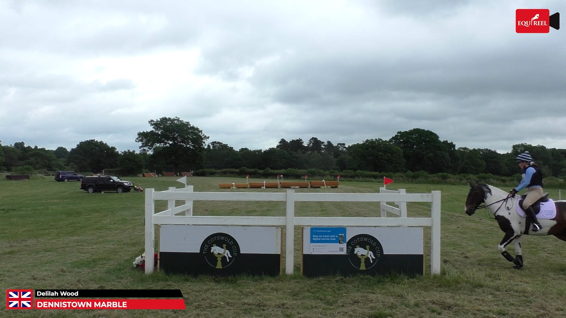 EQUIREEL 62 Delilah Wood & DENNISTOWN MARBLE at COTSWOLD CUP SOLIHULL ...