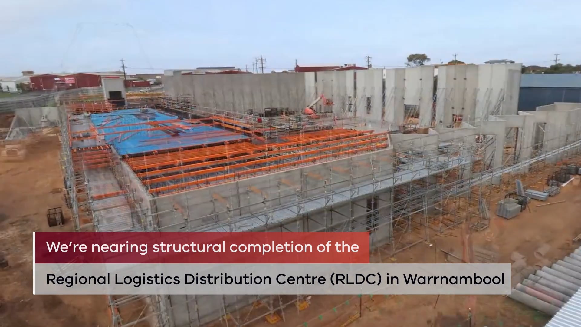 Warrnambool Base Hospital redevelopment – RLDC construction update on Vimeo