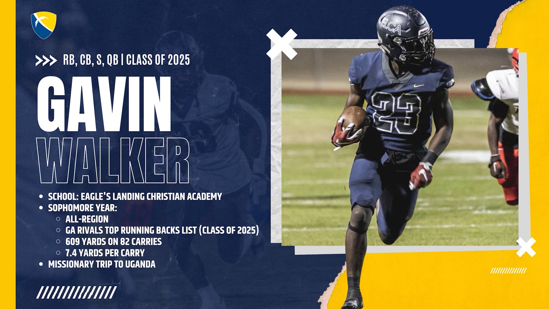 Gavin Walker, Class of 2025 | Football Highlights on Vimeo