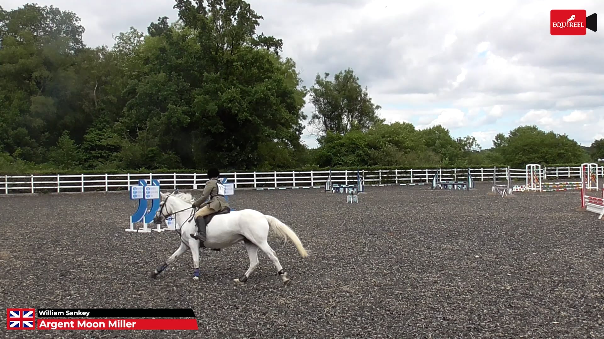 EQUIREEL 173 William Sankey & Argent Moon Miller at COTSWOLD CUP ...