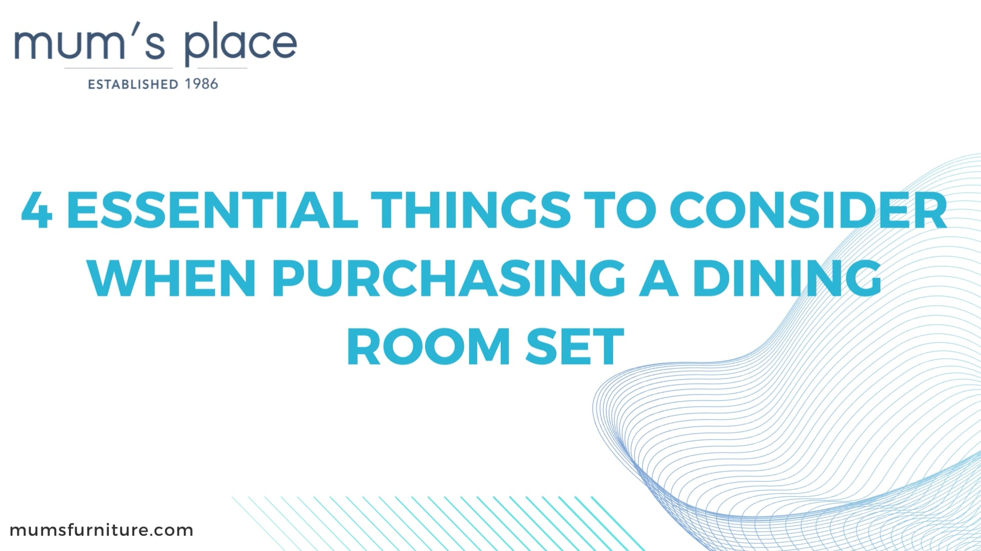 4 Essential Things to Consider When Purchasing a Dining Room Set on Vimeo