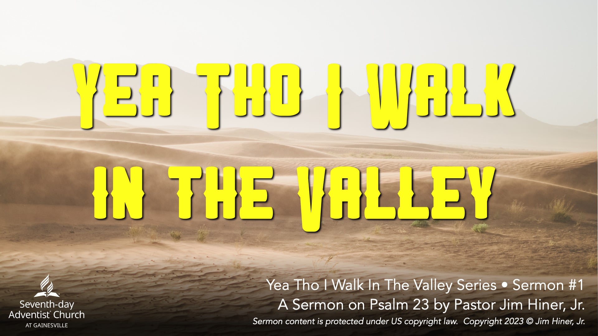 06-10-23 Yea Tho I Walk Thru The Valley - Jim Hiner, Jr on Vimeo