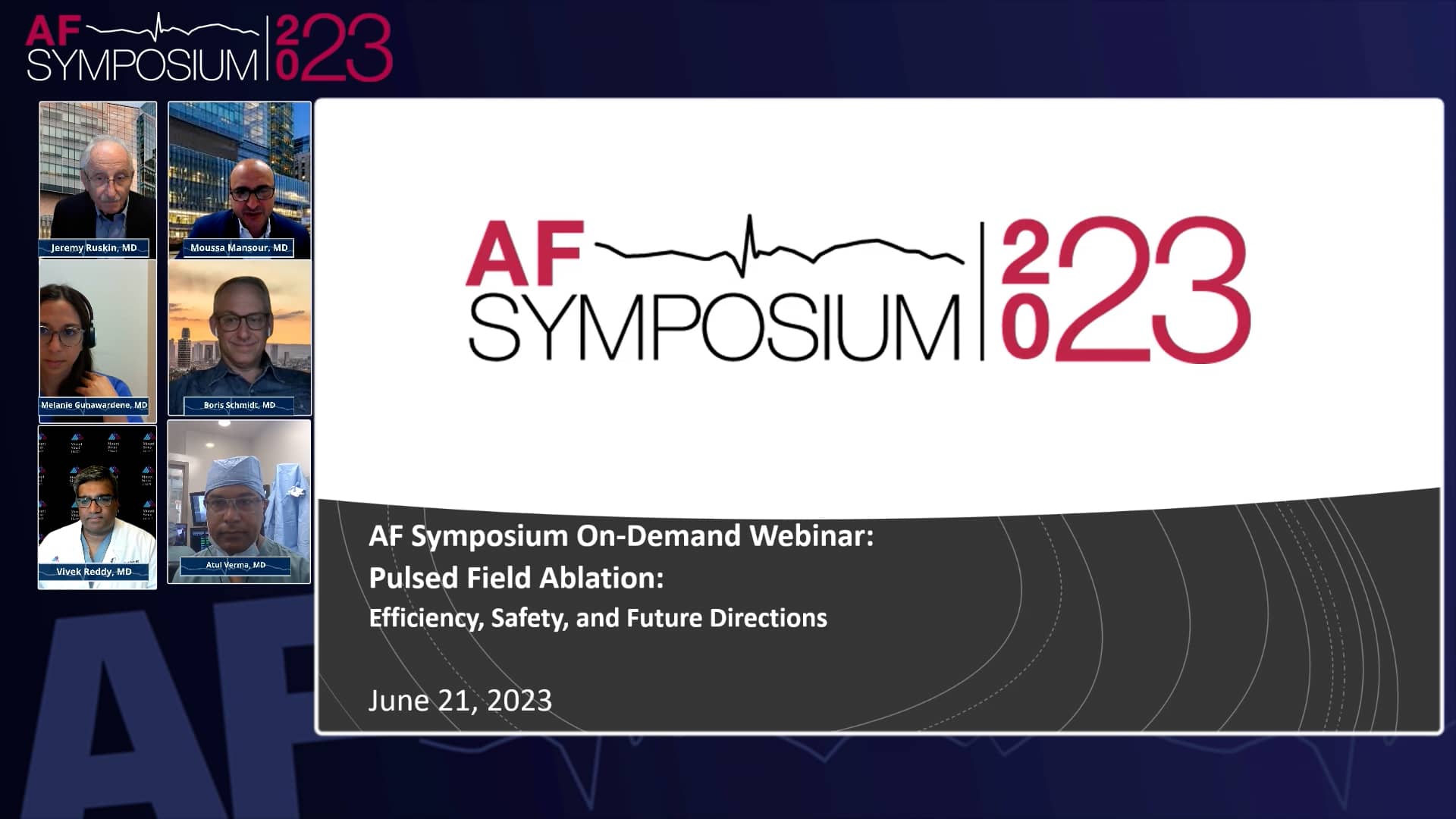 AF SYMPOSIUM - Webinar IV Efficiency, Safety, and Future Directions of ...