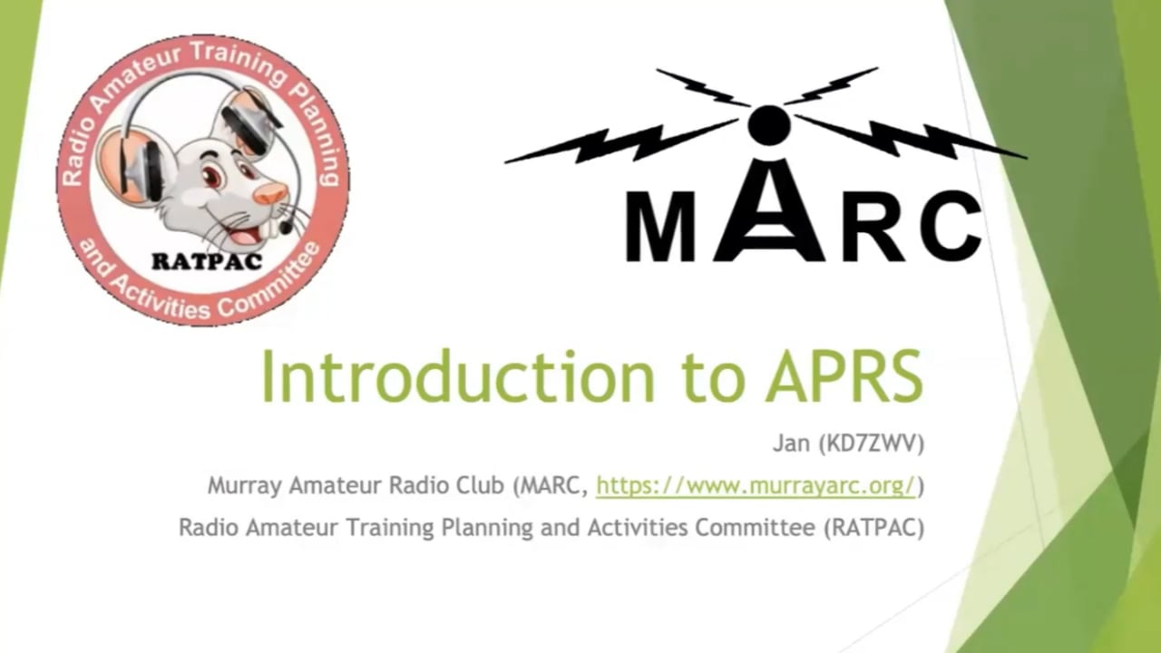 APRS (Automatic Packet Reporting System) on Vimeo