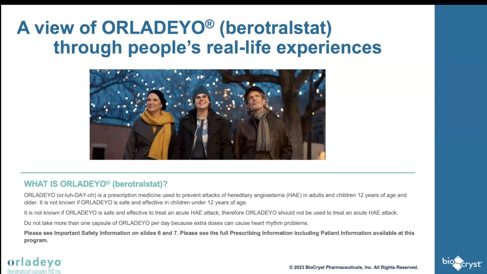 HAEA Treatment Education Series Webinar: A View of Orladeyo ...