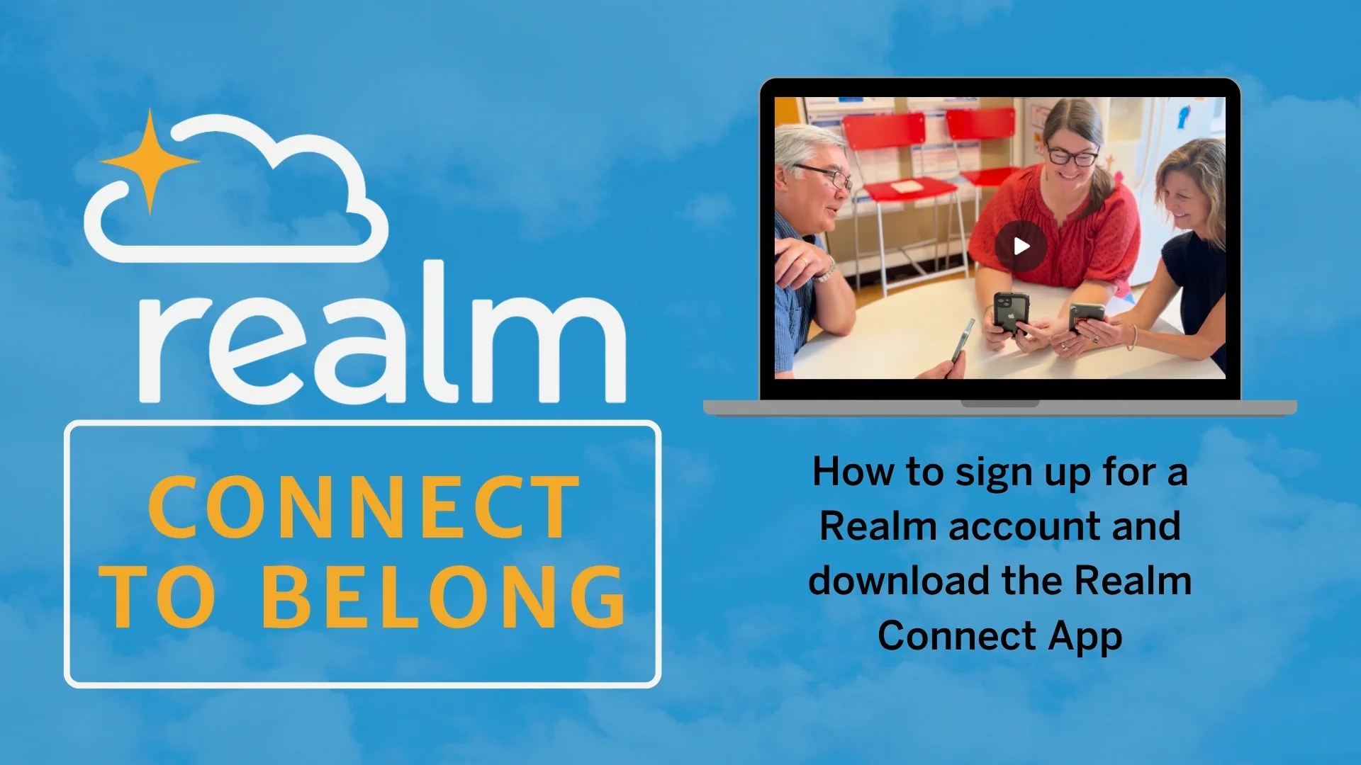 How to sign up for Realm and download the Realm Connect App