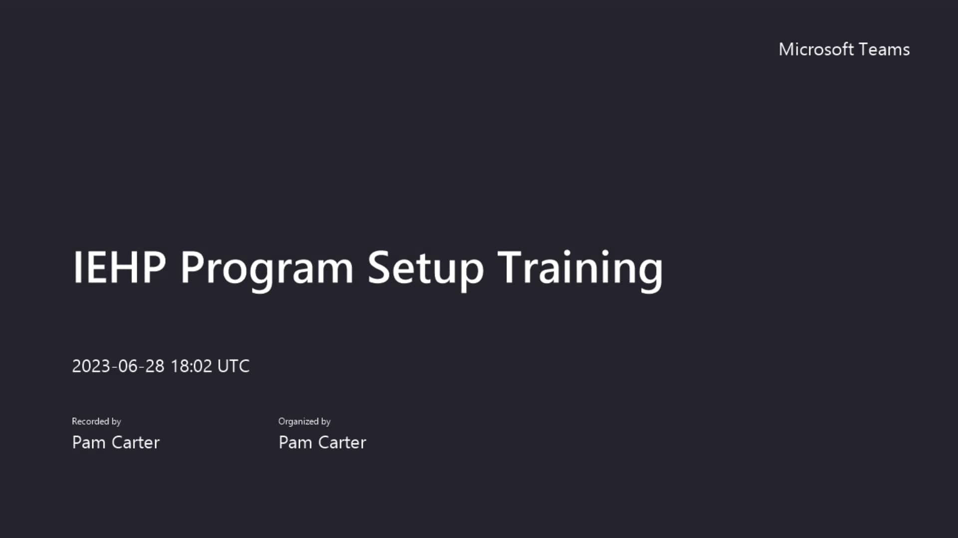 IEHP Program Setup Training-20230628_130223-Meeting Recording on Vimeo