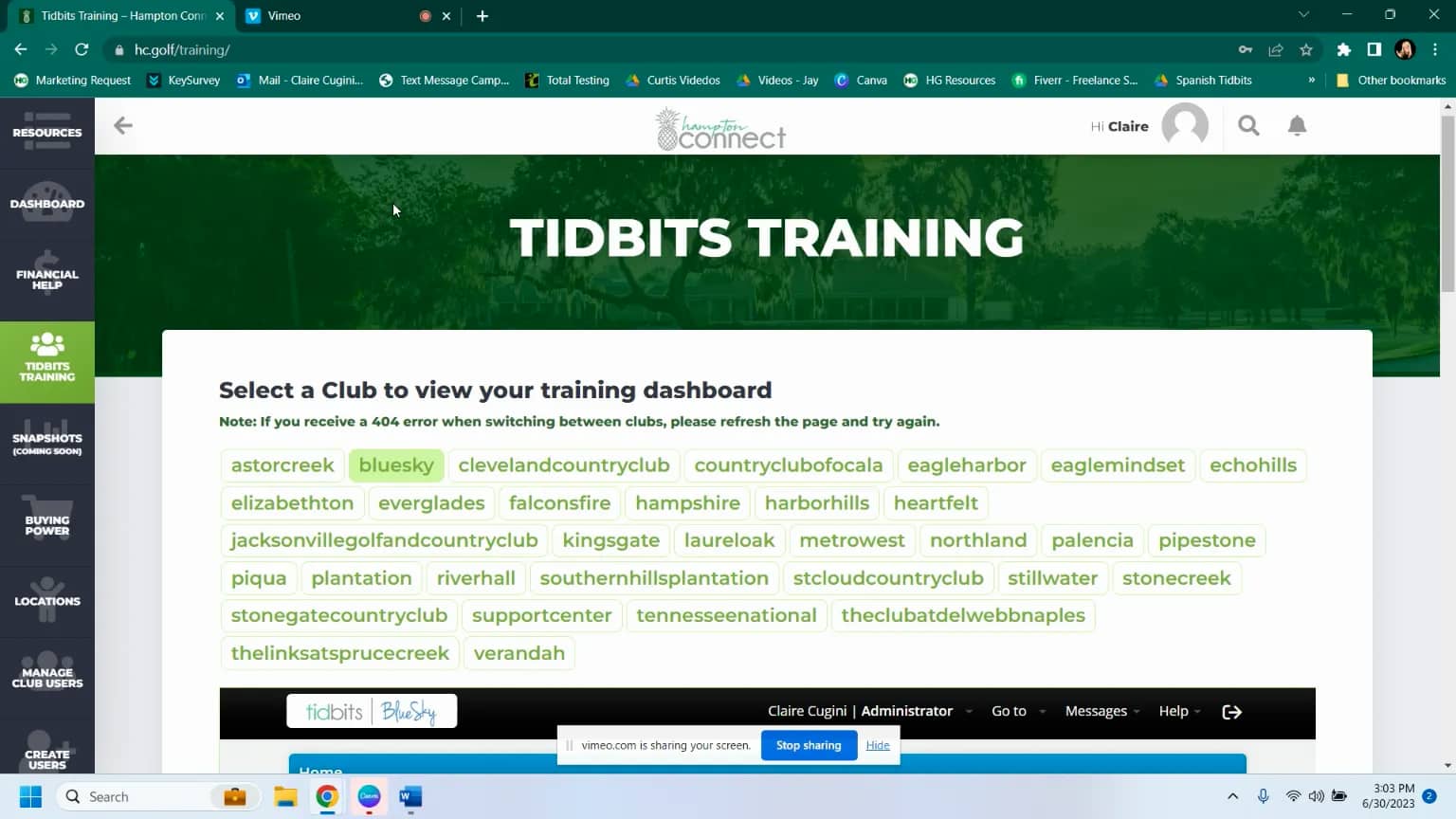 HC 2.0 | How to Navigate Tidbits Training on Vimeo