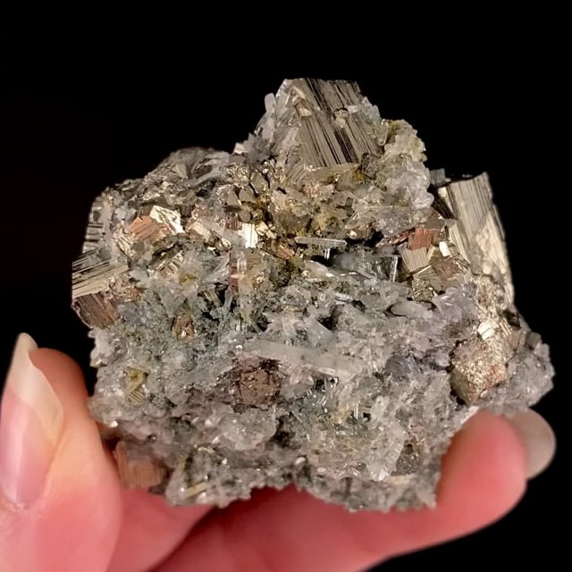 Pyrite | South Crofty Tin Project, Pool, Carn Brea, Cornwall, England, UK