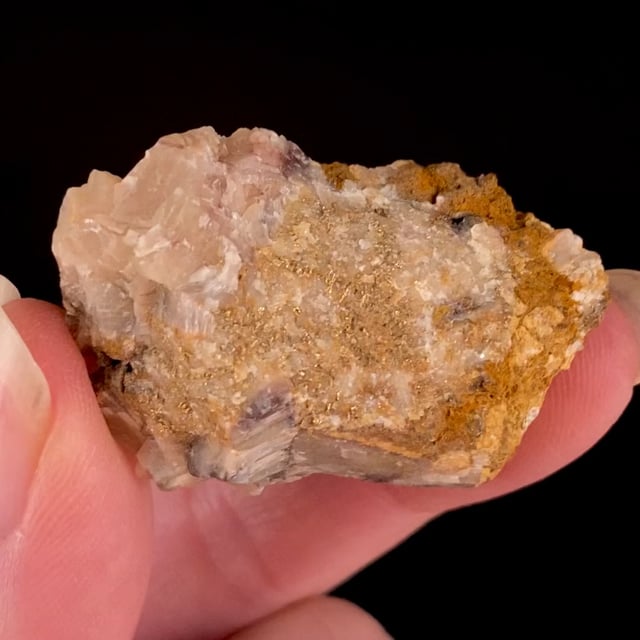 Gold on Calcite (classic material) | Hope's Nose, Torquay, Torbay ...