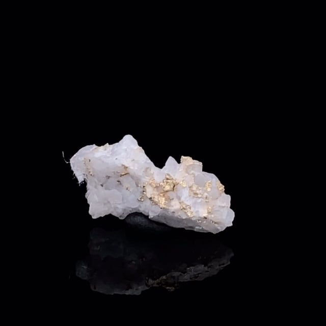 Gold on Quartz (RARE locality specimen) | Navachab Gold Mine, Karibib ...