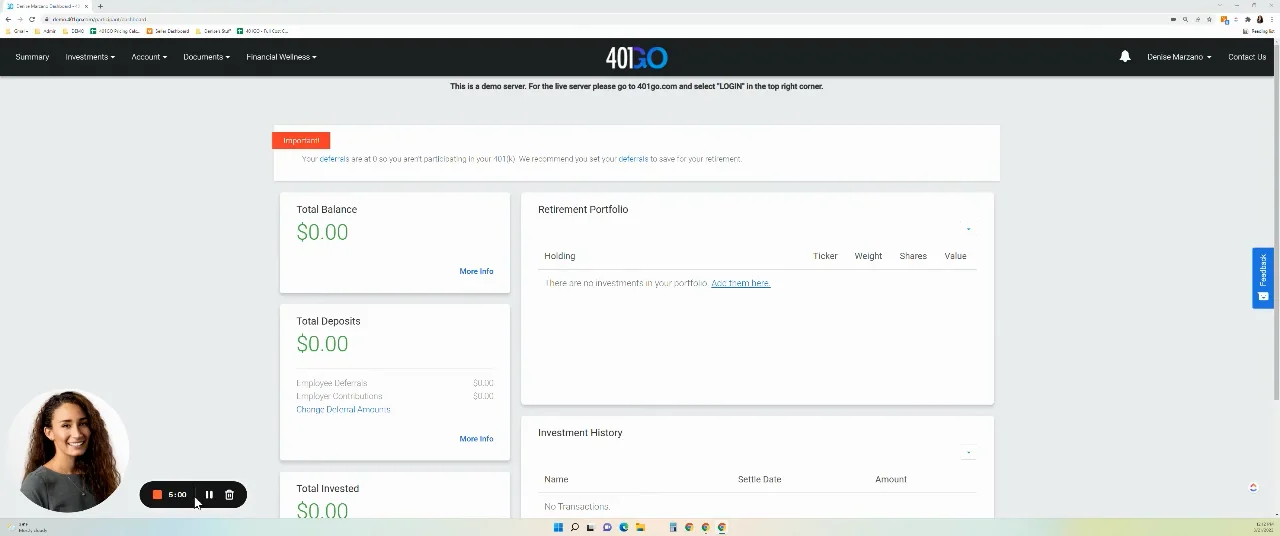 401GO Participant Platform (Spanish)