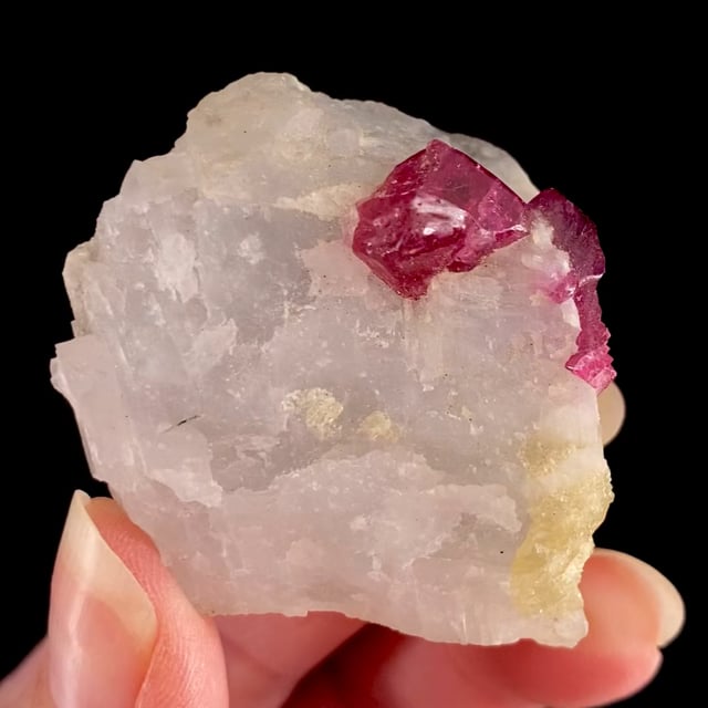 Spinel (Ruby Spinel) on marble | Mogok Township, Pyin-Oo-Lwin Dist ...