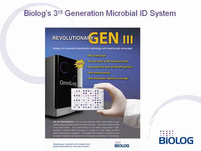 Microbial Identification Biolog on Vimeo
