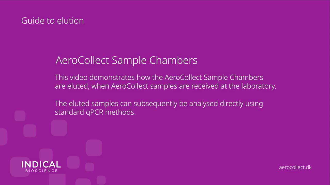 Guide to Elution of AeroCollect Sample Chambers (1) on Vimeo