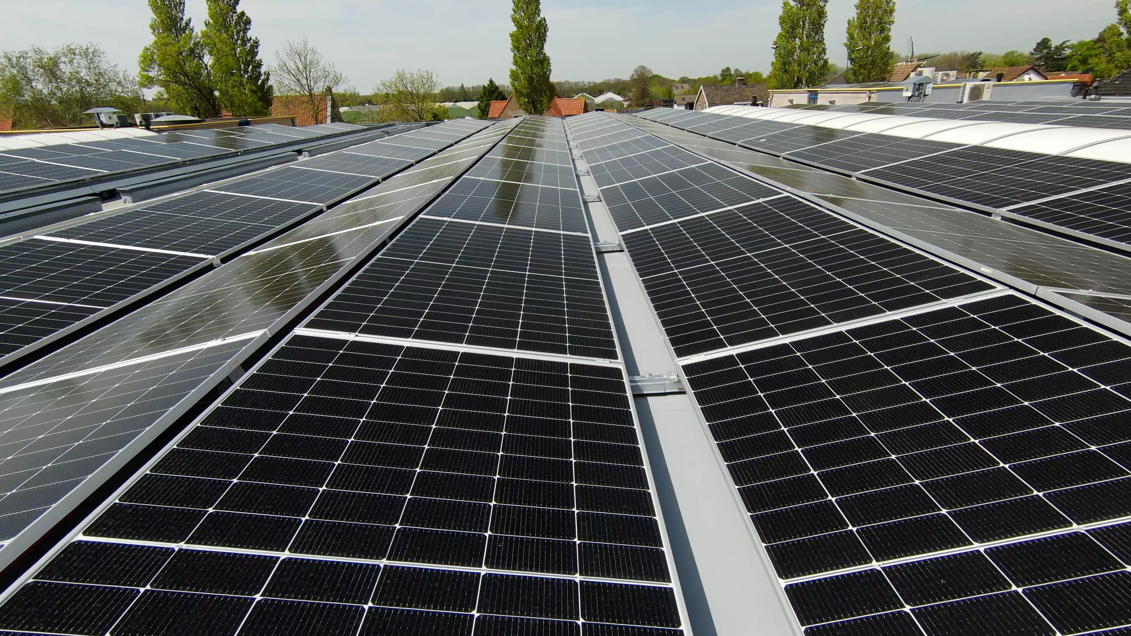 MPS Solar Panels Drone Footage