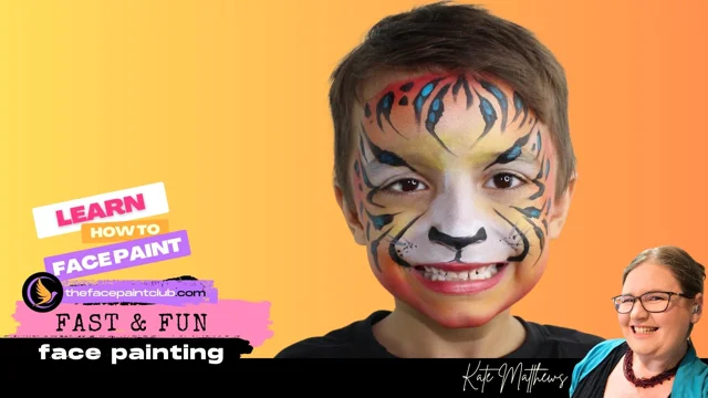 Easy Tiger Face Painting Designs