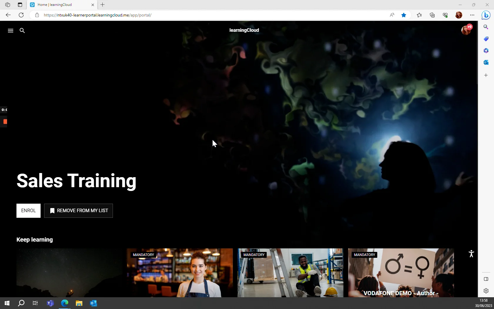 Exploring the Learning Cloud 6 LMS Interface on Vimeo