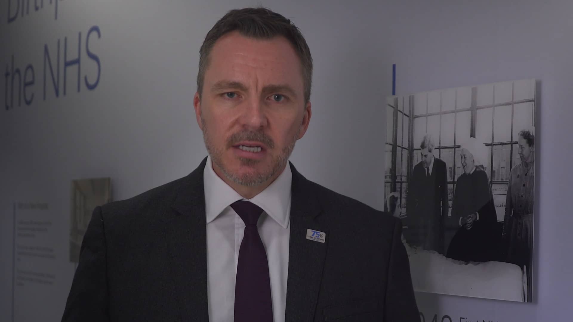 Group Chief Executive, Mark Cubbon's NHS 75th Birthday Message on Vimeo
